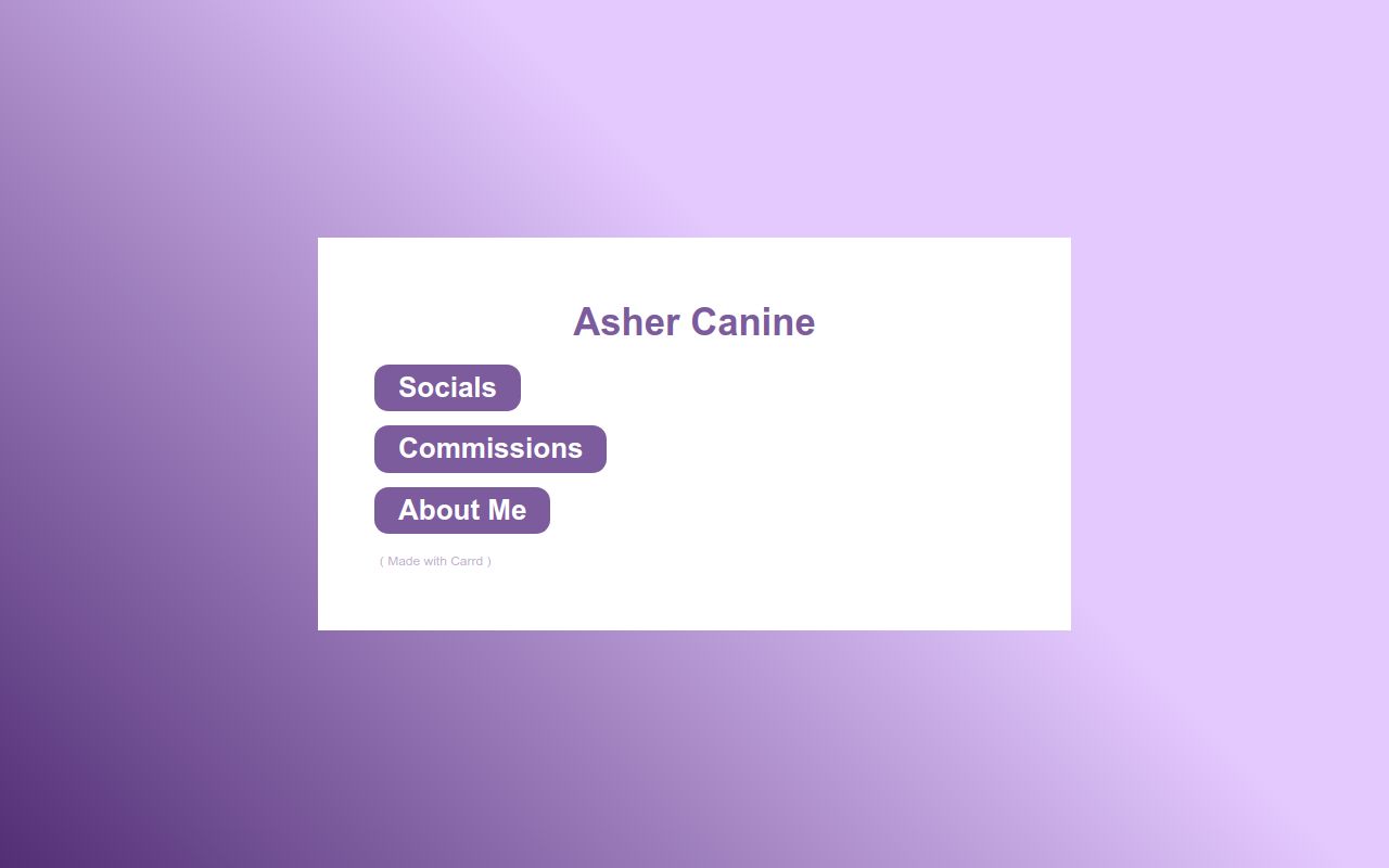 Asher’s Info